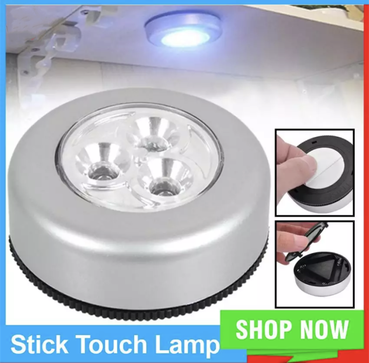 3LED Night Light Touch Lamp Stair Closet Wall Cabinet | Lazada PH