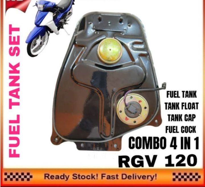 SUZUKI RGV 120 RGS RG SPORT FUEL TANK ASSY TANGKI MINYAK COMBO 4 IN 1 ...
