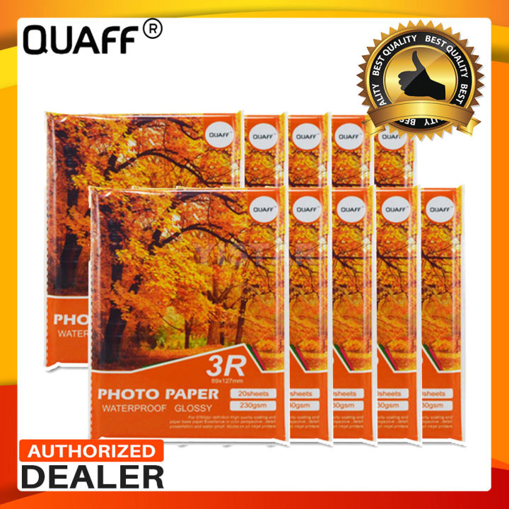 10packs Quaff Photo Paper Tree Type 3R 230gsm | Lazada PH