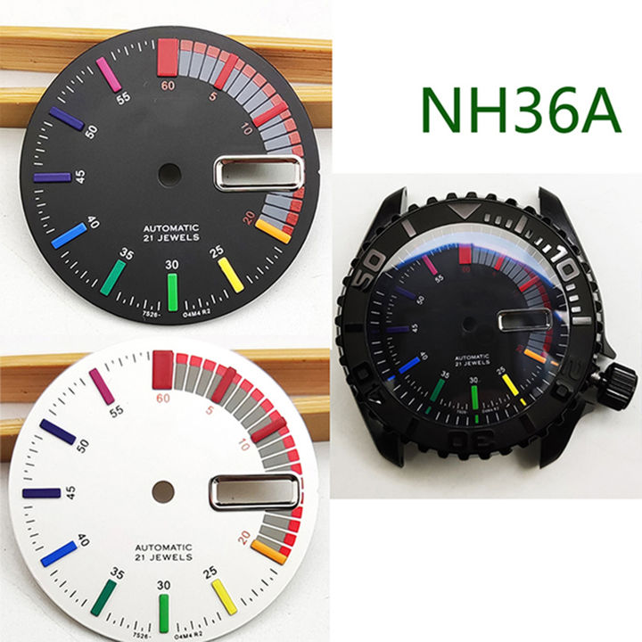28.5MM Diameter Watch Dial Watch Modification Accessories for NH35A/36A ...