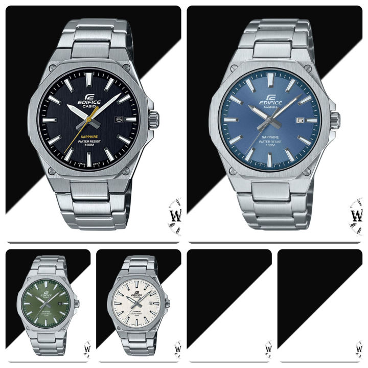 [WCO] EFR-S108D Series x Casio Edifice ft. Slim Series Men Formal Watch ...