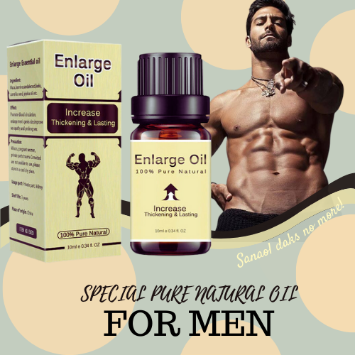 Enlarge OIL 100% Natural Herbal Enlargement Essential Oil Man Erection Enlarge Increase Size ...
