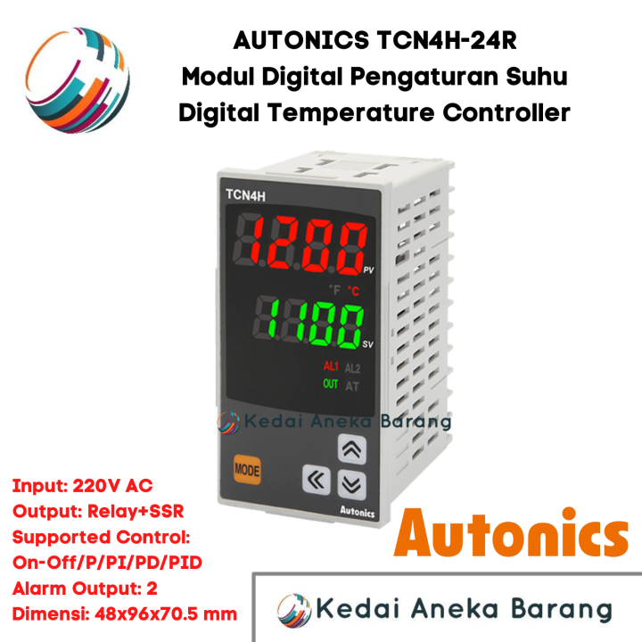 Autonics TCN4H-24R TCN4H 24R Module Modul Digital Temperature Temperatur Controller Control ...