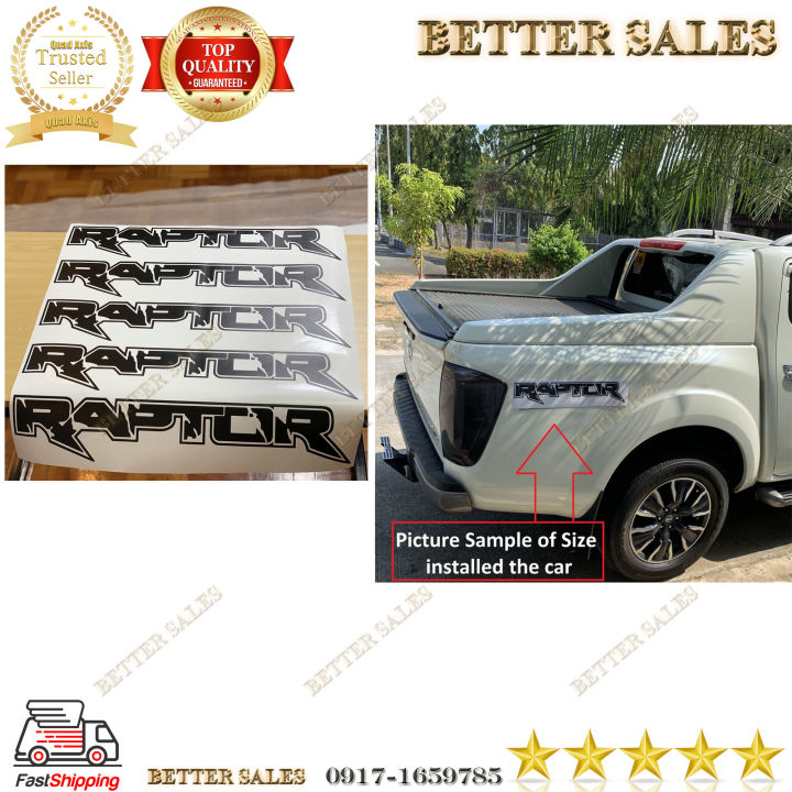 FORD RAPTOR SVT Truck Off Road 4x4 Side Bed Lettering Decals Sticker ...