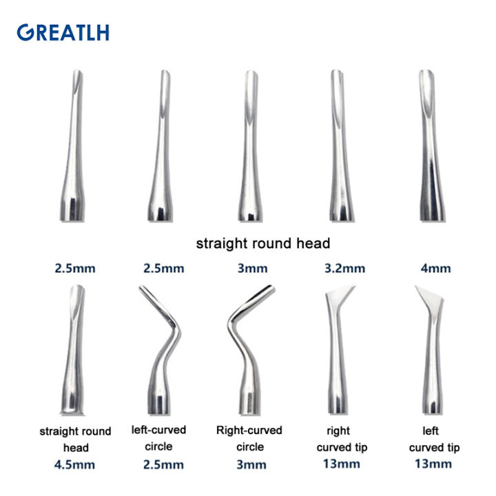 Dental Elevator Stainless Steel Teeth Elevator Tooth Extraction Stright ...