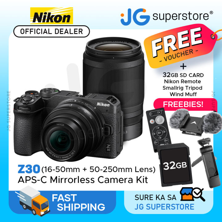 Nikon Z Series Z30 Mirrorless Vlogging Camera with 20.9 Megapixel DX ...