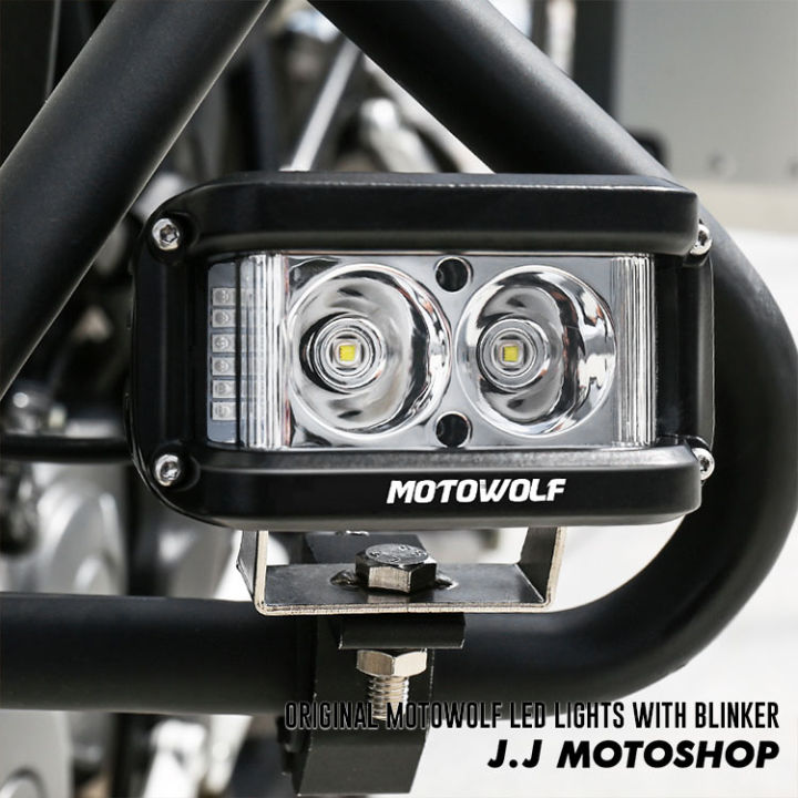 Original Motowolf LED Light with Blinker / Mini Driving Lights | Lazada PH