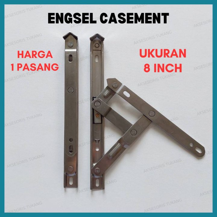 Engsel Casement Jendela Aluminium 8 Inch Inci | Lazada Indonesia