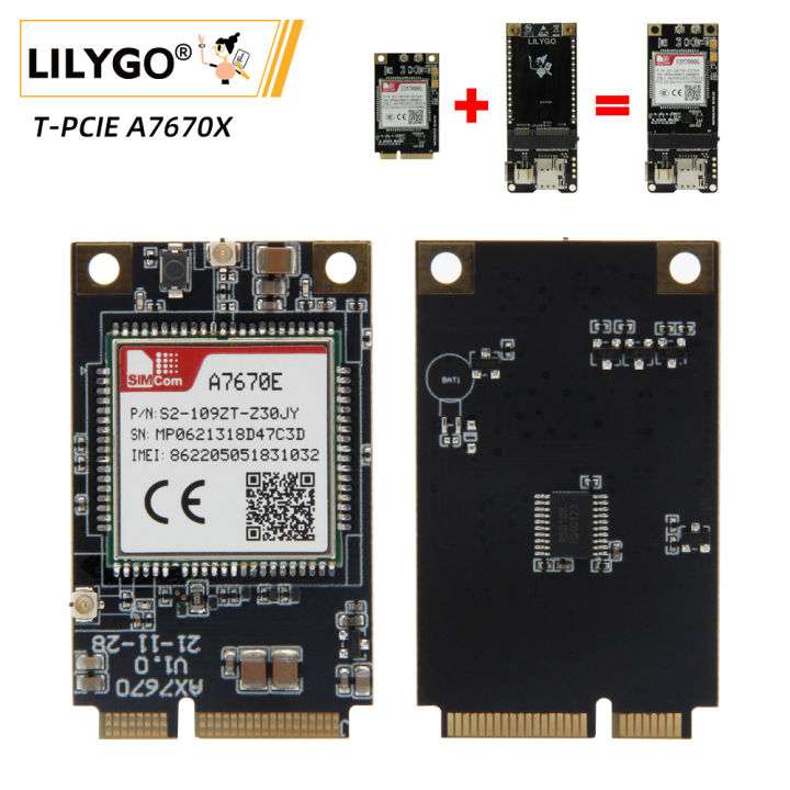 Lilygo®Ttgo T-PCIE a7670 4G ESP32-WROVER-B phát triển Hội Đồng Quản trị Wifi Bluetooth Sim loạt ...