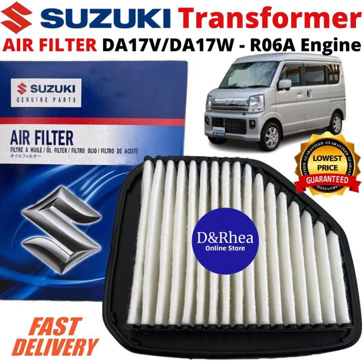 Suzuki Transformer DA17V/DA17W (R06A Engine) Air Filter Air Cleaner Filter DA17 | Lazada PH