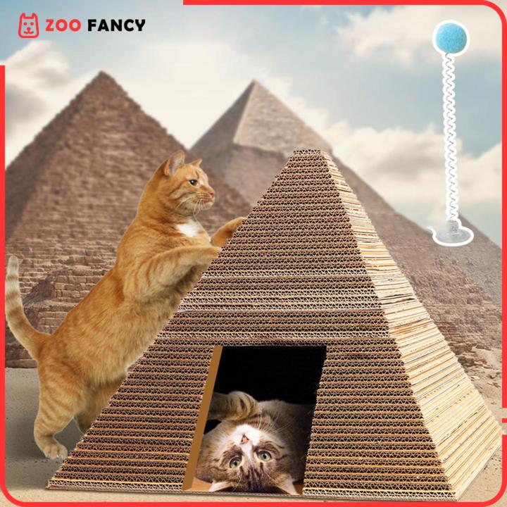 Zoo Fancy Cat Scratcher Toy Grinding Claw Toy Interactive Pet Toy ...