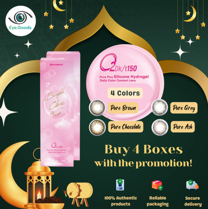 Horien Hydron Pure Plus Silicone Hydrogel Daily Color Contact Lenses ...