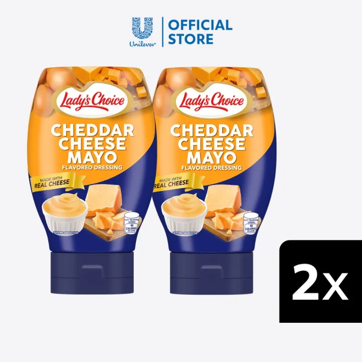 [BUNDLE OF 2] Lady's Choice Flavored Mayonnaise Cheddar Cheese Mayo ...