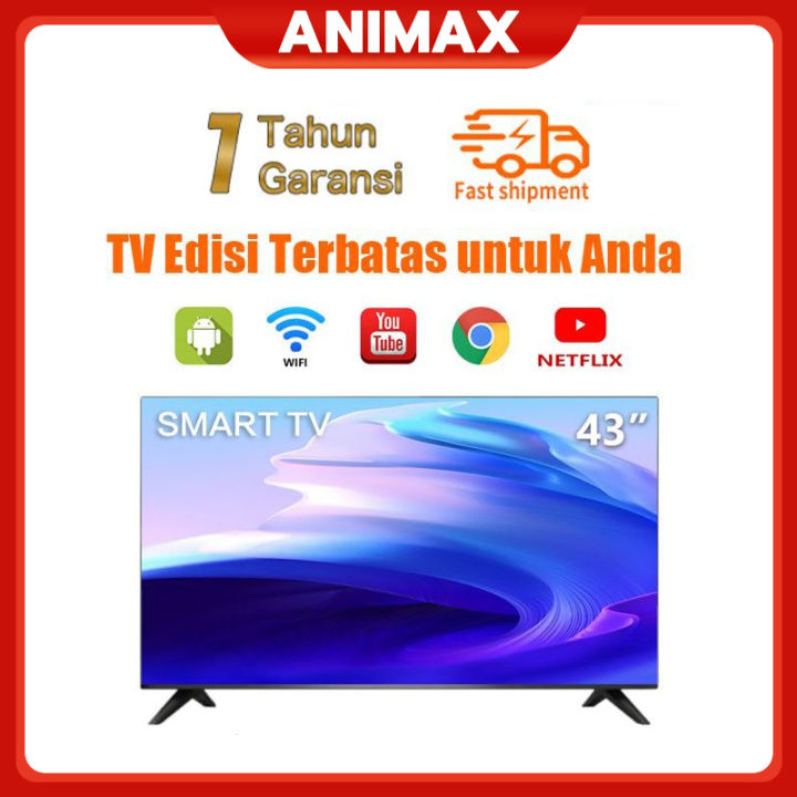 AMEX TV LED 43 inch Smart TV Jaminan kualitas merek 1 tahun (Waktu ...
