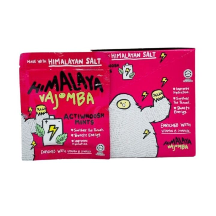 Himalaya Vajomba Actiwhoosh Mints 15g x 12 | Lazada