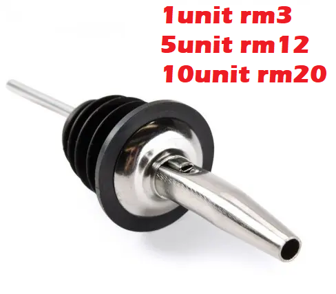Stainless Steel Liquor Spirit Wine Bottle Pour Flow Pourer Spout ...
