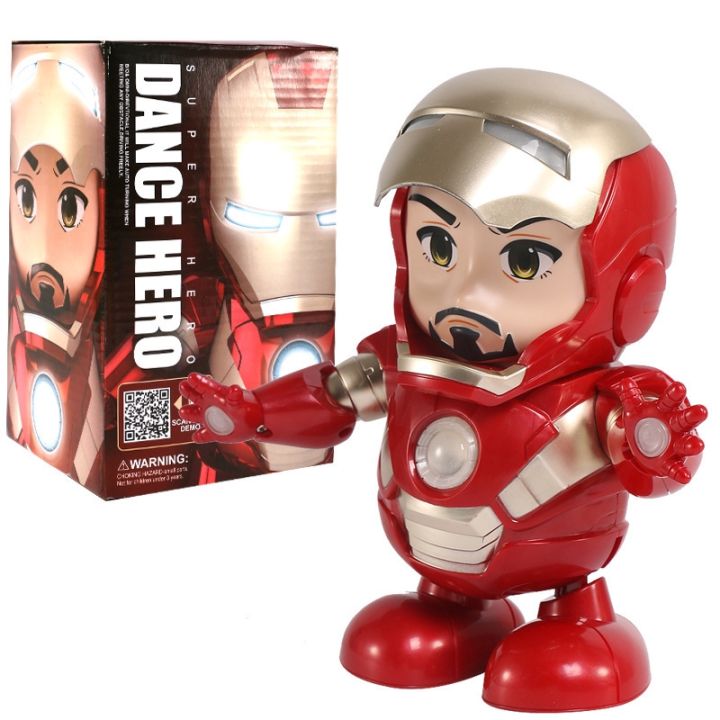 NEW Iron Man Smart Dance Robot Super Hero Bumblebee Robot Spider-Man ...