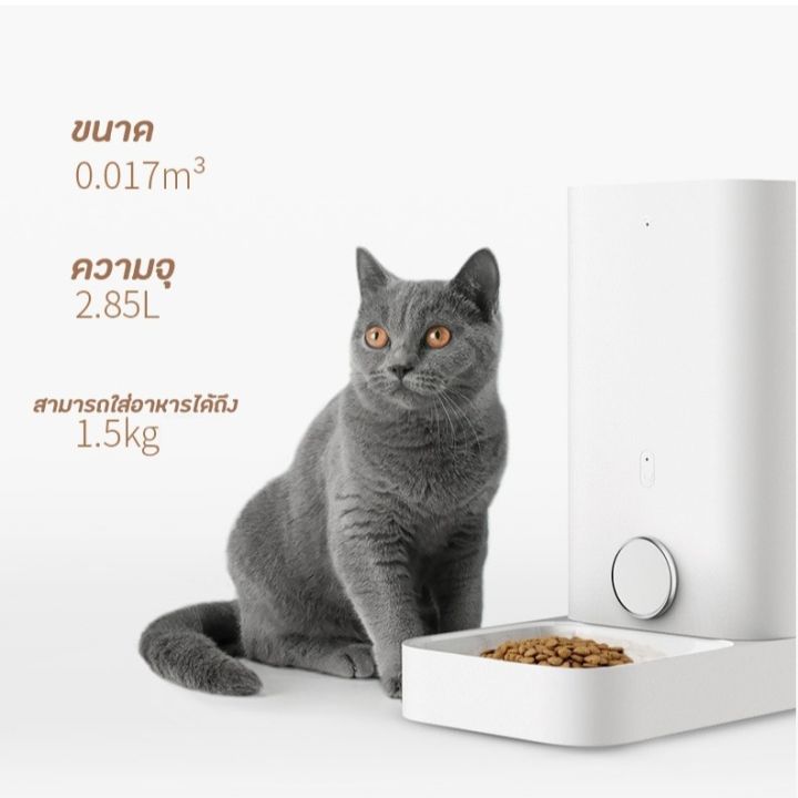เครื่องให้อาหารอัตโนมัติ ที่ให้อาหารแมว #P070 | Lazada.co.th