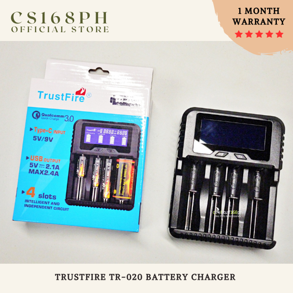 CS168ph Trustfire TR-020 Rechargeable Battery Charger | Lazada PH