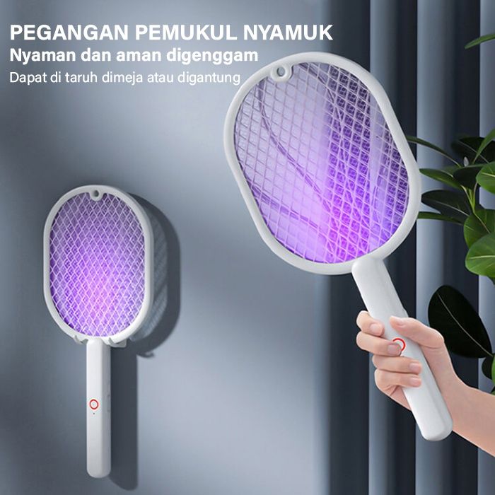 raket nyamuk listrik cas ori 3 in 1 Multifungsi Perangkap Nyamuk/raket ...
