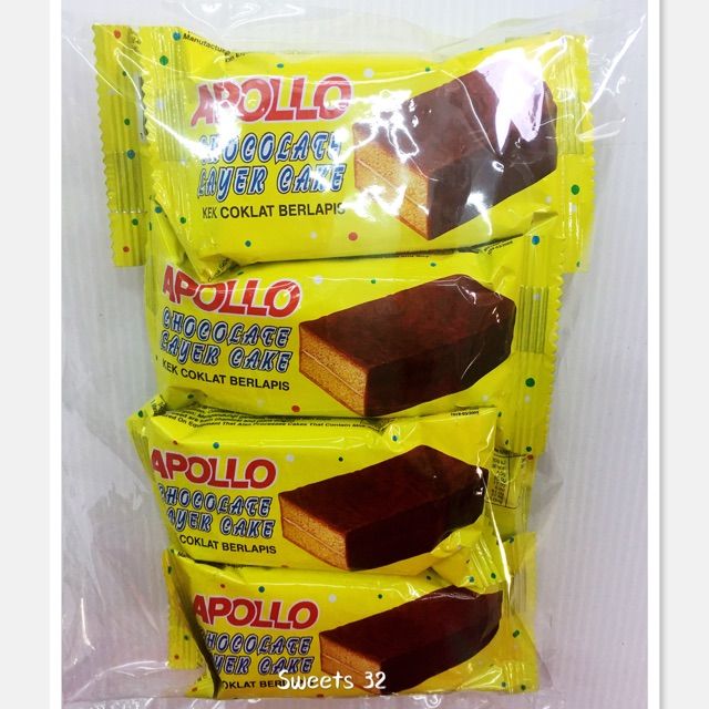 Apollo Layer Cake Chocolate 8pcs | Lazada