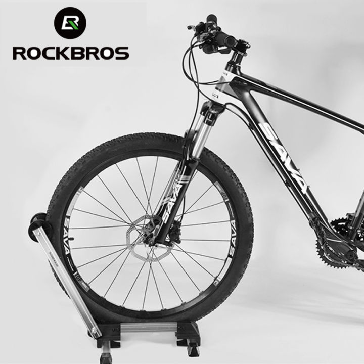 ROCKBROS Road Bike Rack Storage Stop Stand MTB Folding Floor Parking ...