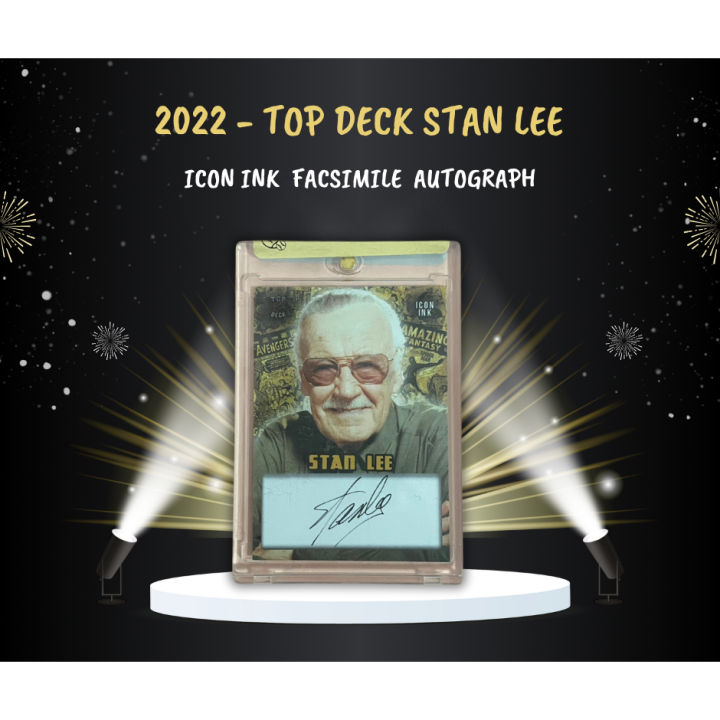 2022 - Top Deck Stan Lee Icon Ink Facsimile Autograph 100 Cards Limited ...