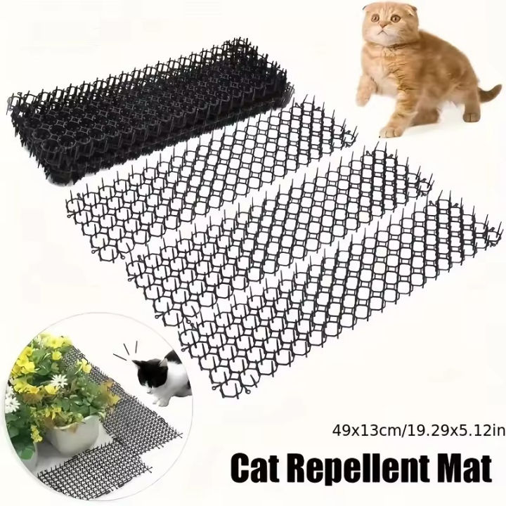 Cat Scat Mat Anti-Cat and Pest Plastic Prickle Strip Cat Repellent Pad ...
