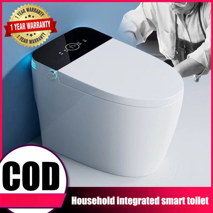 Smart toilet integrated fully automatic flip toilet without water ...