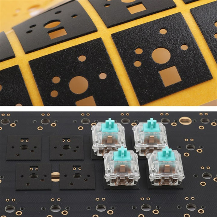 【Booming】 Mechanical Keyboard Switch Sticker Noise Dampener Foam Sound ...