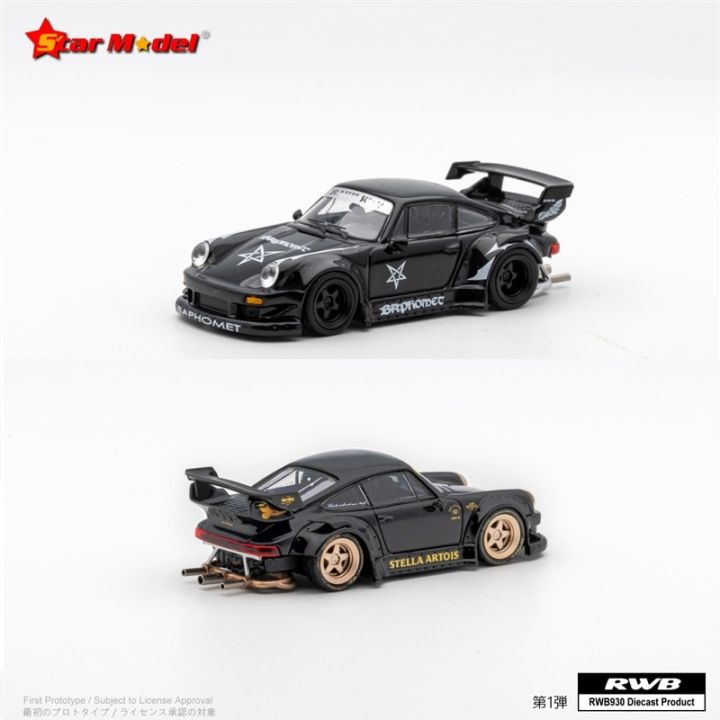 Star Model 1:64 RWB 930 GT Stella Matte / Baphomet Bright Black Diecast ...
