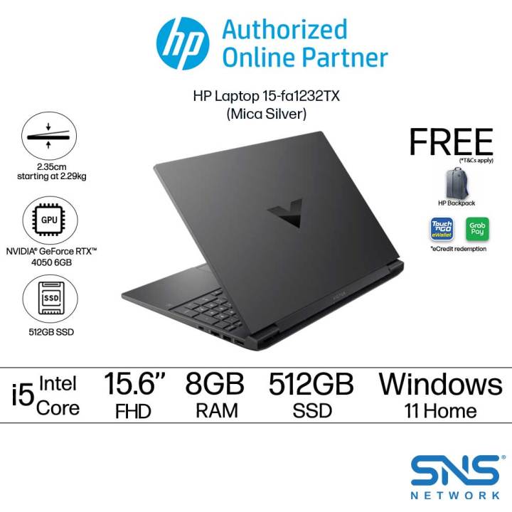 HP Victus Gaming Laptop 15-fa1231TX(Blue)/15-fa1232TX(Silver) (Intel ...