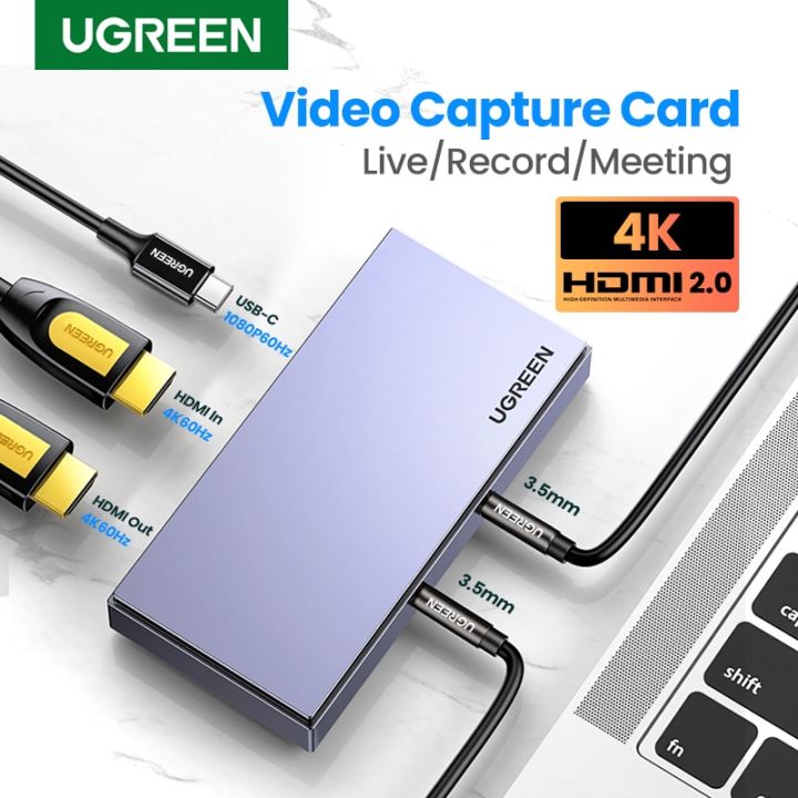 【NEW-IN】UGREEN Video Capture Card 4K HDMI to USB/USB-C HDMI Video ...