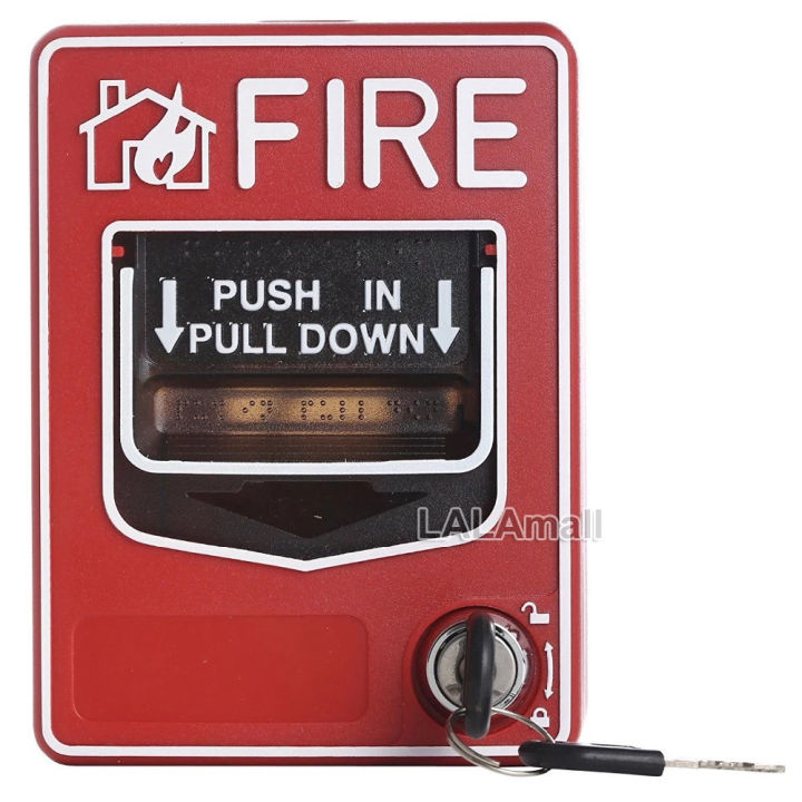 9-28VDC แบบแมนนวลเดิม Call Point Fire Reset Push In Pull Down Emergency ...