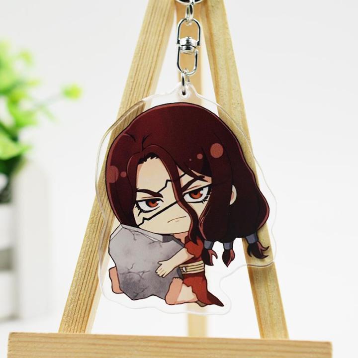 ️ KN Dr. Stone keychain mobile phone charm key chain key ring acrylic ...