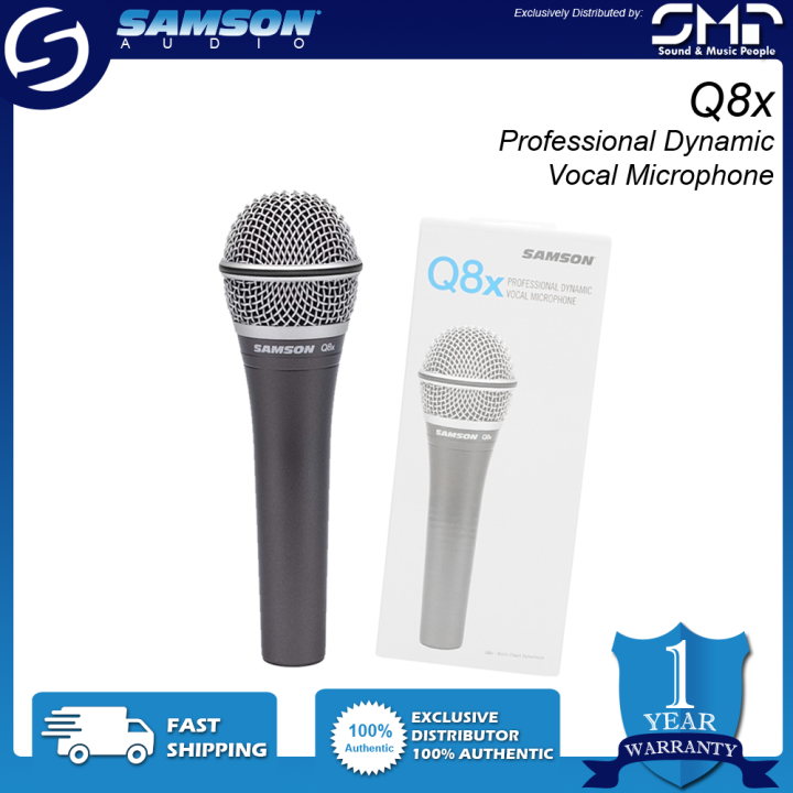 SAMSON Q8X Professional Dynamic Vocal Microphone | Lazada PH