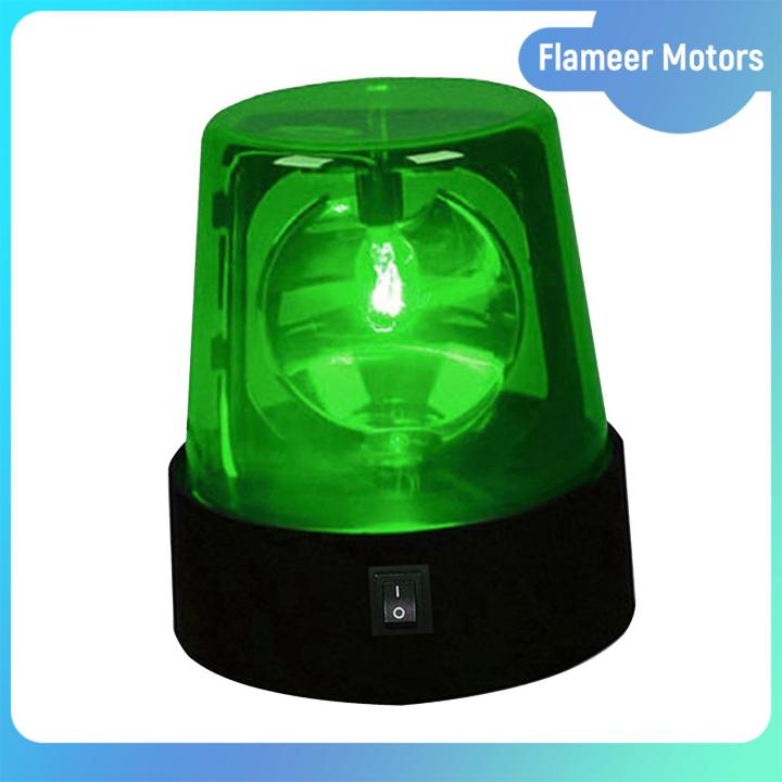Flameer LED Rotating Strobe Beacon Warning Lights Green | Lazada.co.th