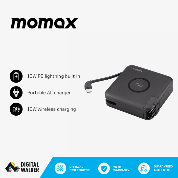 [Digital Walker] Momax Q.Power Plug 18W Wireless Portable PD Charger ...