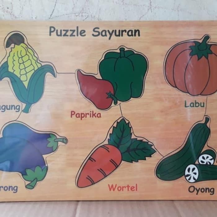 Unik Puzzle / Puzle / Pazel kayu MDF Sayuran Promo | Lazada Indonesia