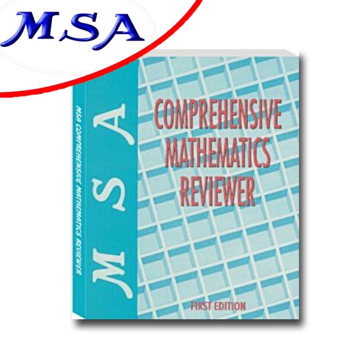 MSA Comprehensive Mathematics Reviewer | Lazada PH