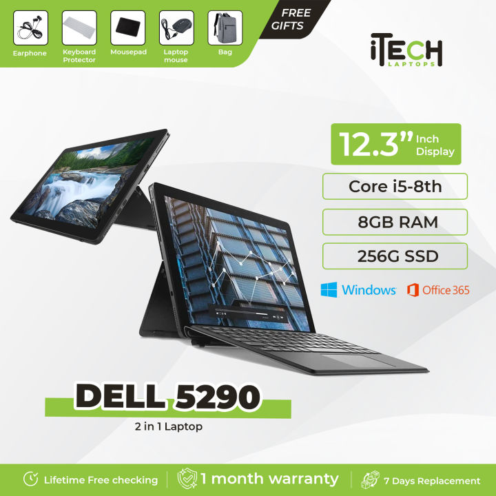 DELL Latitude 5290 2 in 1 i5-8th Gen 8gb RAM 256GB SSD 13.3" Inch ...