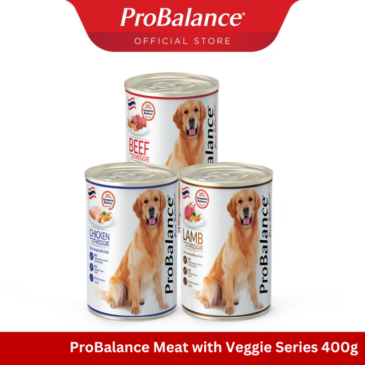 ProBalance Pro Selection Adult Wet Dog Food (400g x 1 Can) | Lazada