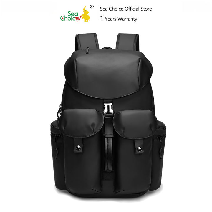 SEA CHOICE 16-Inch Laptop Backpack, Waterproof, USB Port, Unisex, Black ...