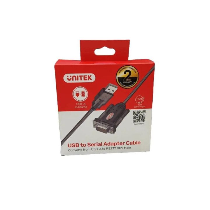 UNITEK USB To Serial Port (RS232) Unitek Y-105💜 | Lazada.co.th