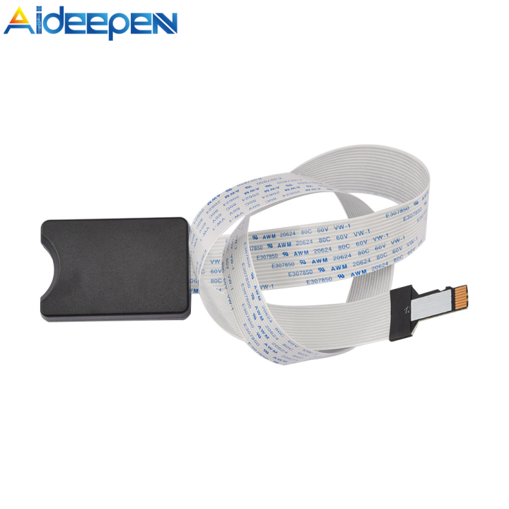 Aideepen DC5V 48ซม. TF ถึง Micro SD Card Flex Extension Cable Extender ...