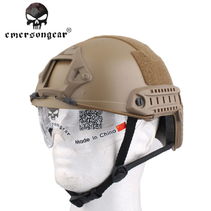 IDOGEAR Emersongear FAST Tactical Military Helmet Wargame MH Type ...