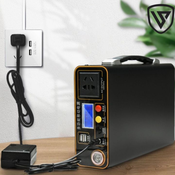 Power Station Slim Portable 300 W 1200 W Storage Power Supply Listrik ...