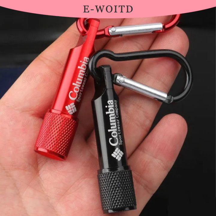 Mini Torch Keychain Pendant with battery Portable Small Light led ...