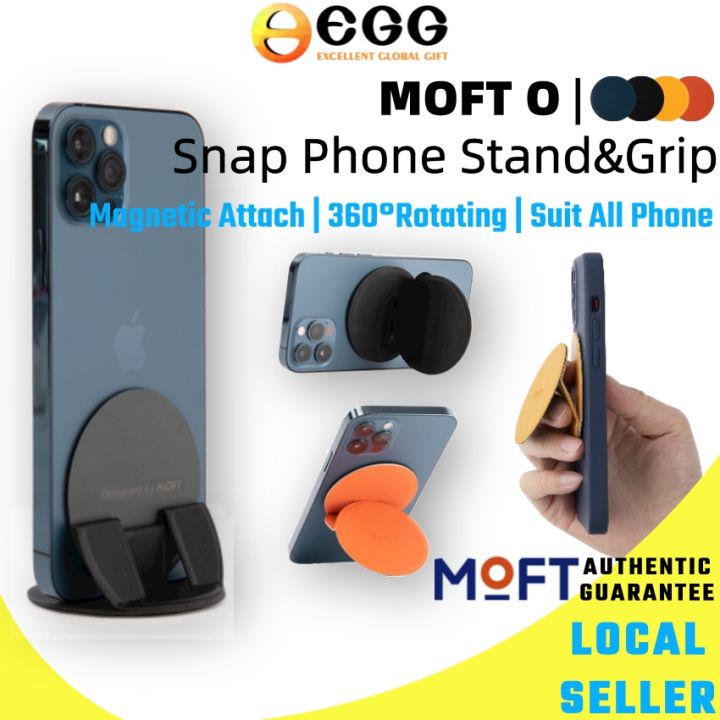MOFT O Snap Phone Stand&Grip(MagSafe®ใช้งานร่วมกับ,การออกแบบแม่เหล็ก,ไม่ยึดติด) สตรีมสดที่วาง ...