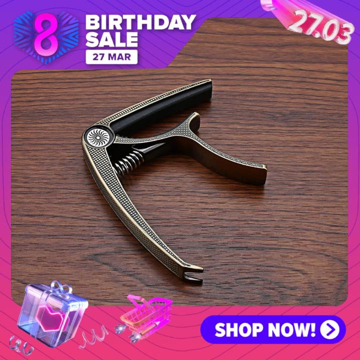 Esquirla Guitar Capo Quick Change Clamp Key String Clamp Guitar Tuning ...